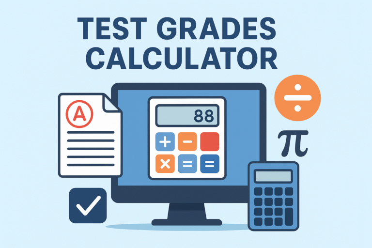 Test Grades Calculator - Calculate 100% Exam Score Instantly